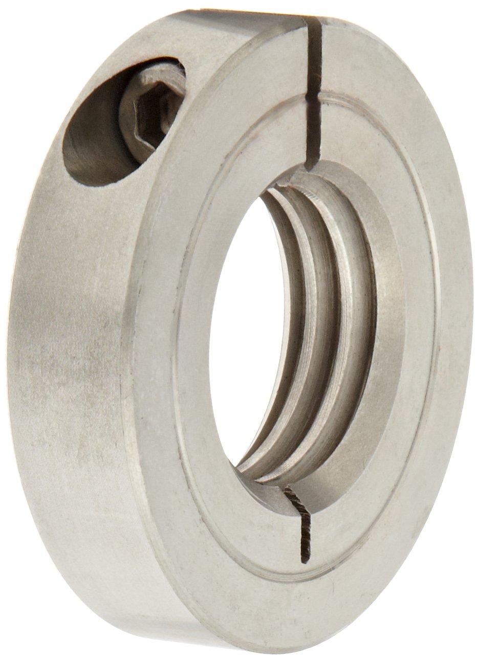 Climax Metal TC-100-08-S Shaft Collar, One Piece, Threaded, Stainless ...