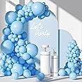 Amazon.com: FOTIOMRG 110pcs Light Blue Balloon Garland Arch Kit, 18 12 10 5 inch Light Blue ...