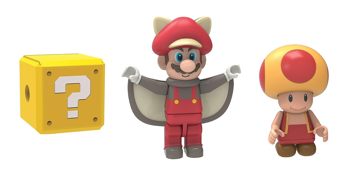 Super Saturday Knex Flying Squirrel Mario Fire Toad And Mystery Figure ...