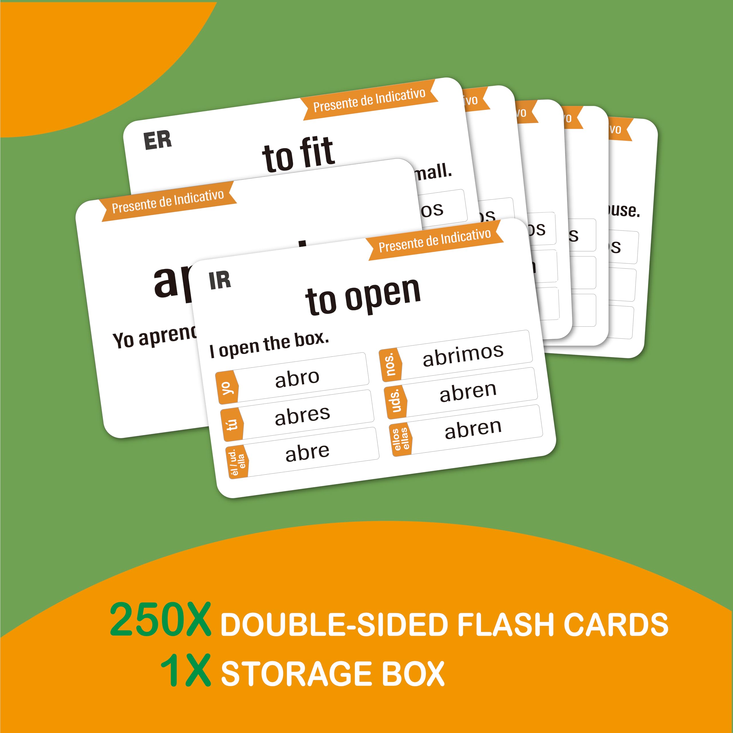 Mua 200 Spanish English Bilingual Verbs Verbos Conjugation Presente ...