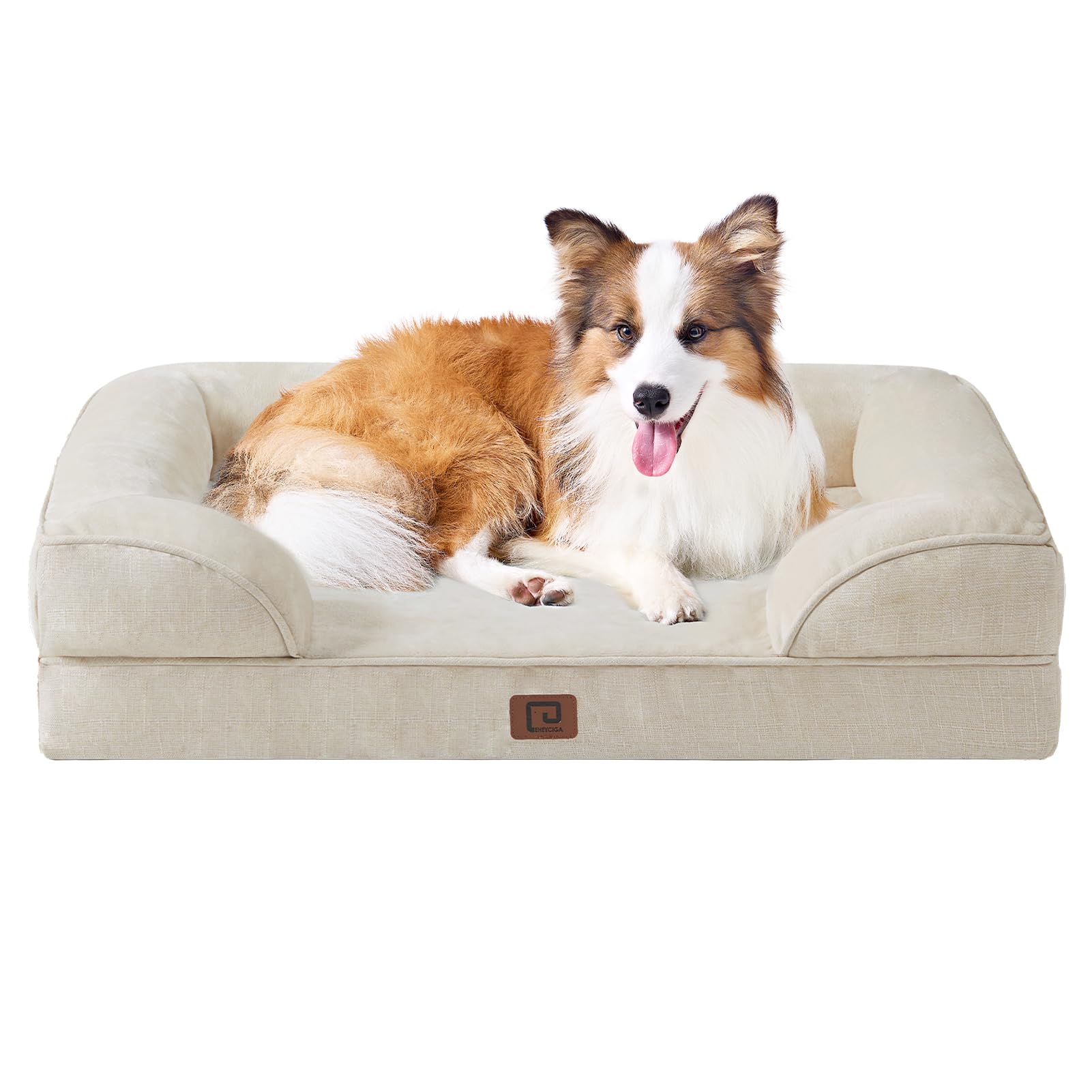EHEYCIGA Orthopedic Dog Beds for Large Dogs, Waterproof Memory Foam ...