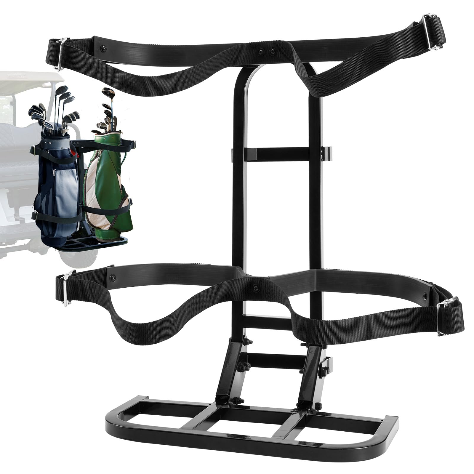 Blogole Universal Golf Cart Rear Seat Bag Holder Rack Compatible with ...