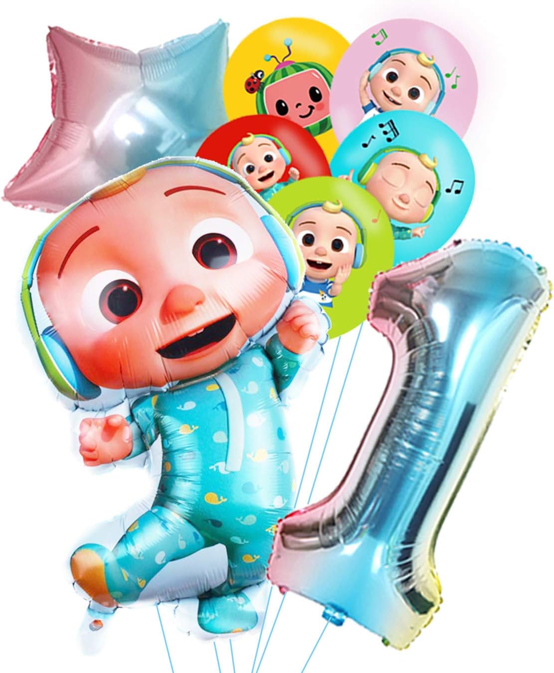 Save on WOOACME Coco-Melon Balloons Set for 1st, 2nd, 3rd,...WOOACME ...