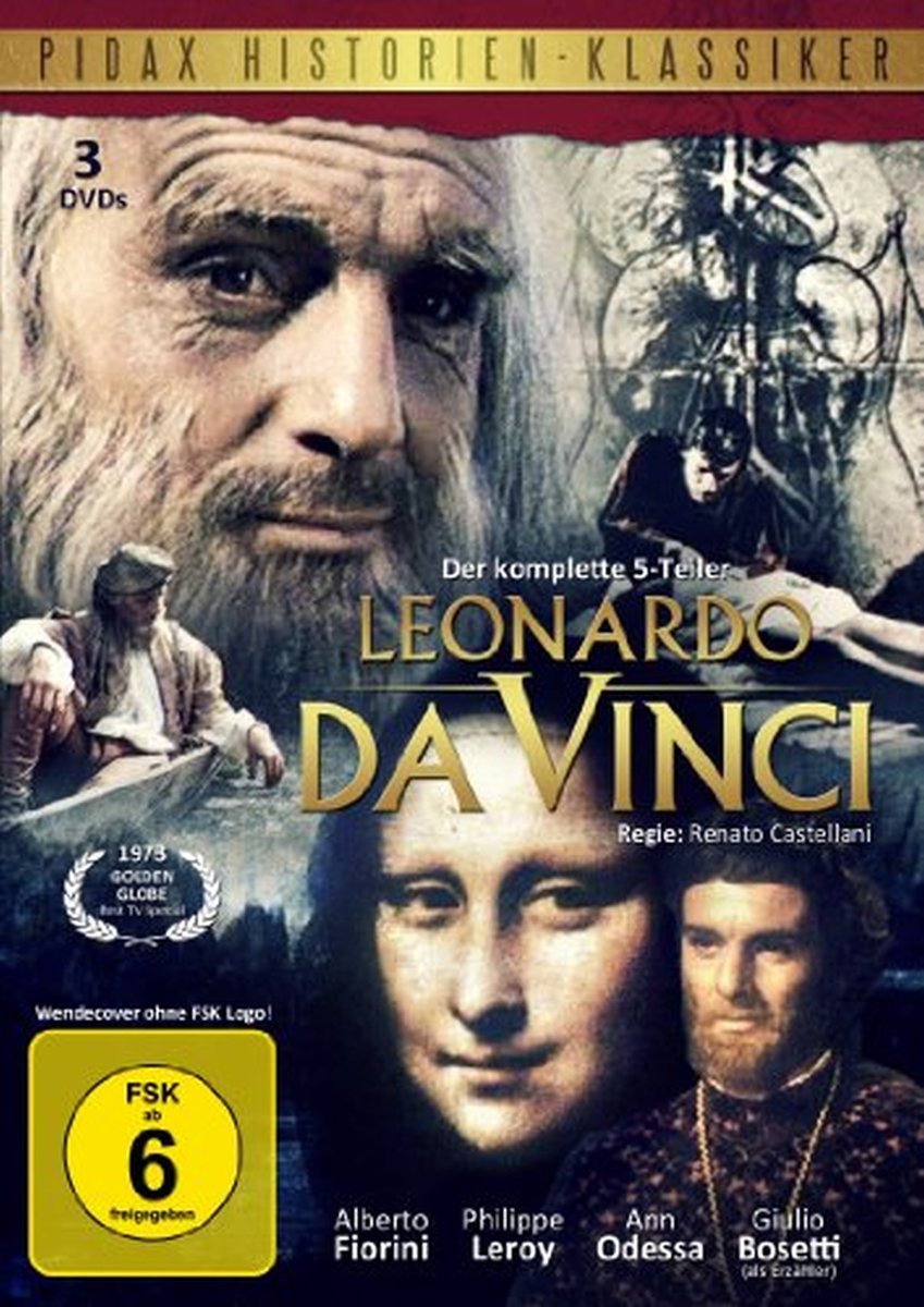 Leonardo da Vinci [3 DVDs]: Amazon.it: Philippe Leroy, Ann Odessa, Renzo Rossi, Renato ...