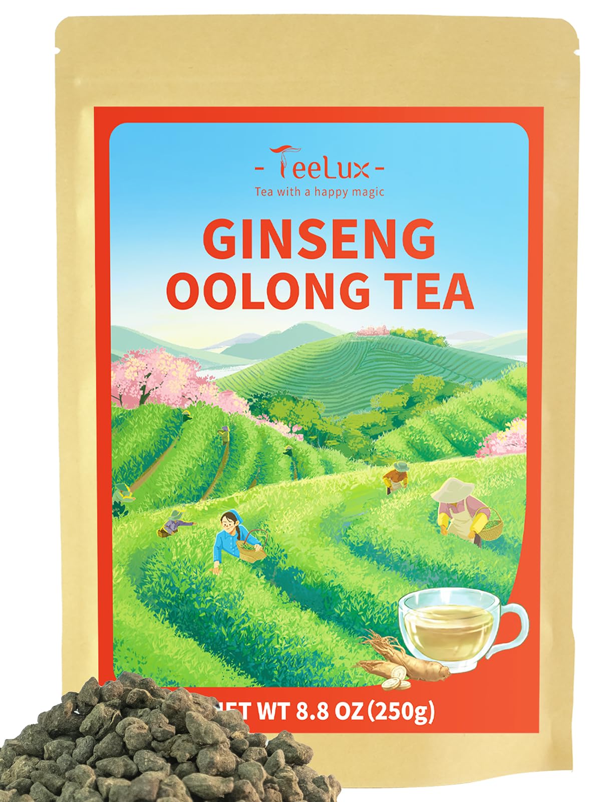 Mua TeeLux Ginseng Oolong Tea, Premium Oolong Tea Loose Leaf, High ...