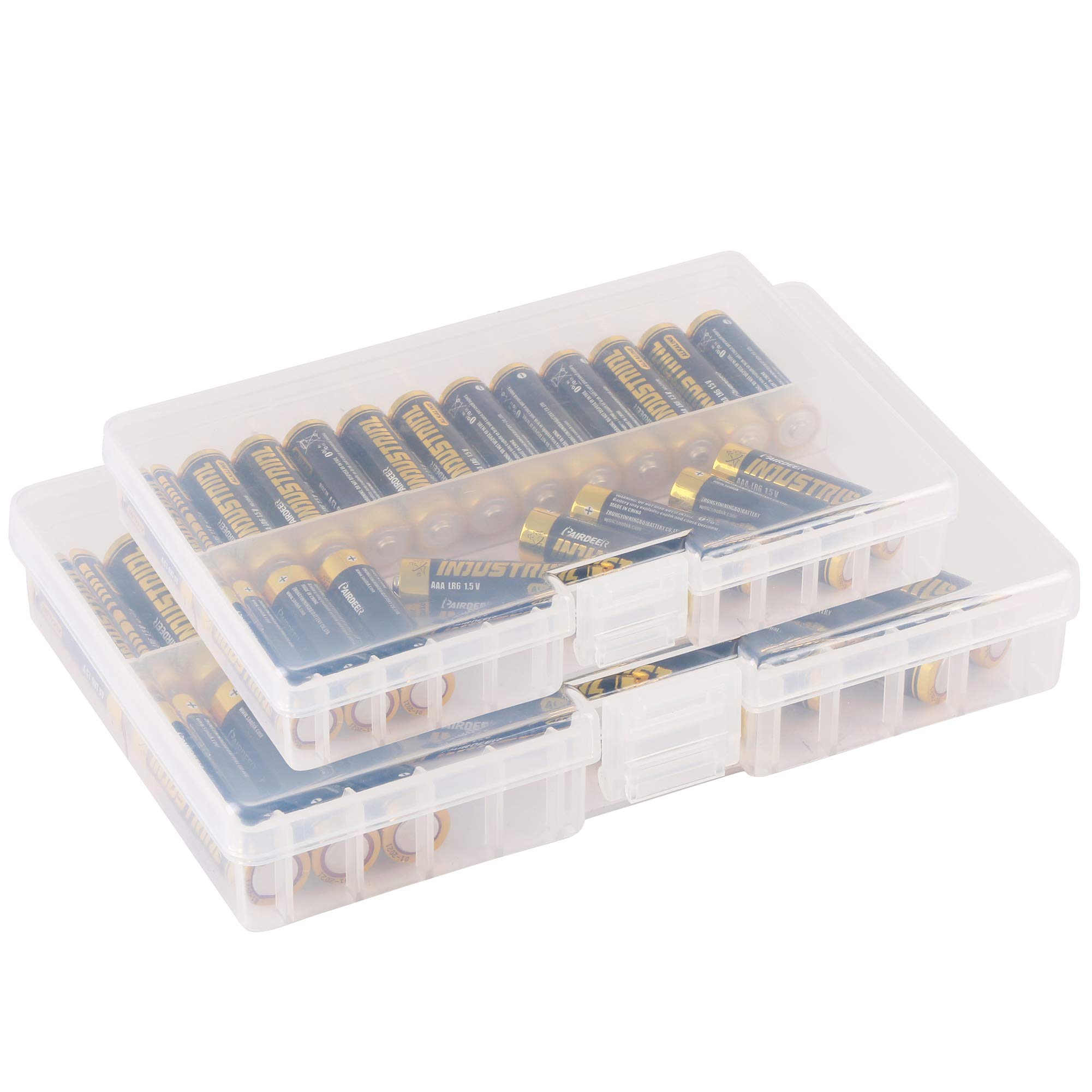 Mua Whizzotech AA and AAA Battery Storage Case Holder Organizer Box ...