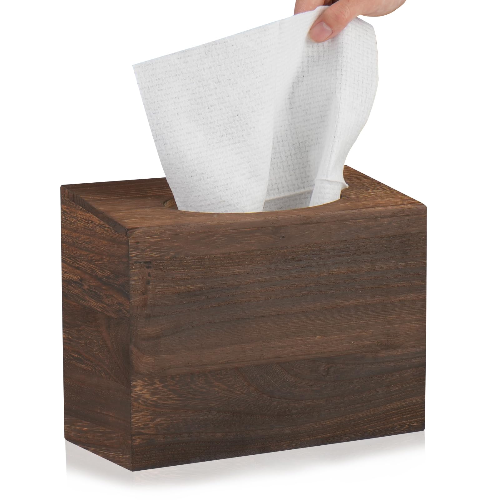 Wood Hand Towel Box Cover Holder for Kleenex Disposable Paper Hand ...