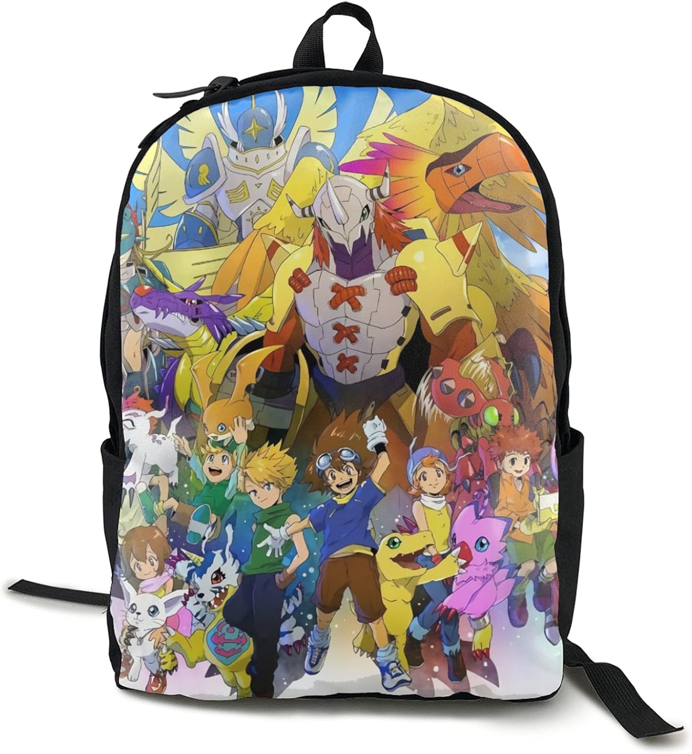 Digimon Adventure Backpack Lightweight Student Simple Casual Daypack ...