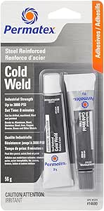 Permatex 81374 Cold Weld Steel Reinforced Epoxy, 2x28g,Grey : Amazon.ca ...