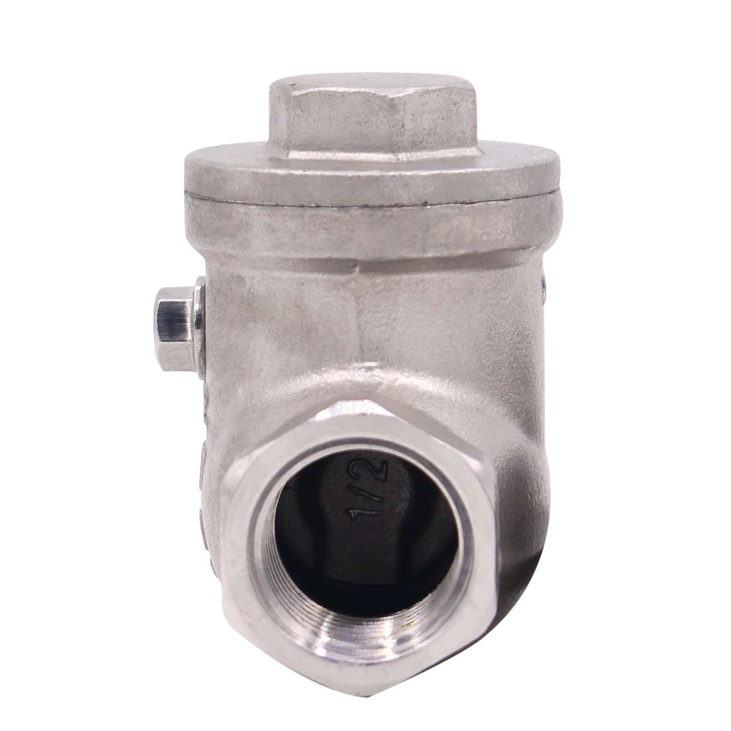 1/2 Inch Swing Check Valve WOG 200 PSI Stainless Steel SS304 CF8M NPT ...