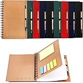 Amazon.com : SAIBANG A5 Spiral Notebook Business Notepad with Pen in ...