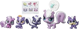 Amazon.com: Littlest Pet Shop Surprise Families Mini Pet Pack (Skunks ...