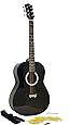 Martin Smith W-100 Acoustic Guitar Package with Strings, Plecs, Strap ...