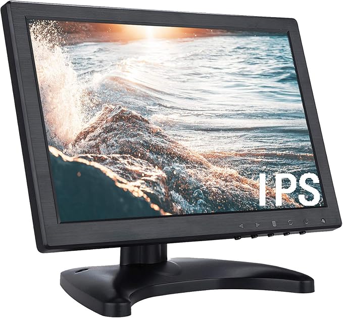 HDMI Monitor 10,1" Pulgada IPS LED Pantalla HD 1280x800 CCTV Monitor ...
