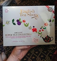 English Tea Shop Organic Super Tea Collection (Pack of 48 Tea Bags ...