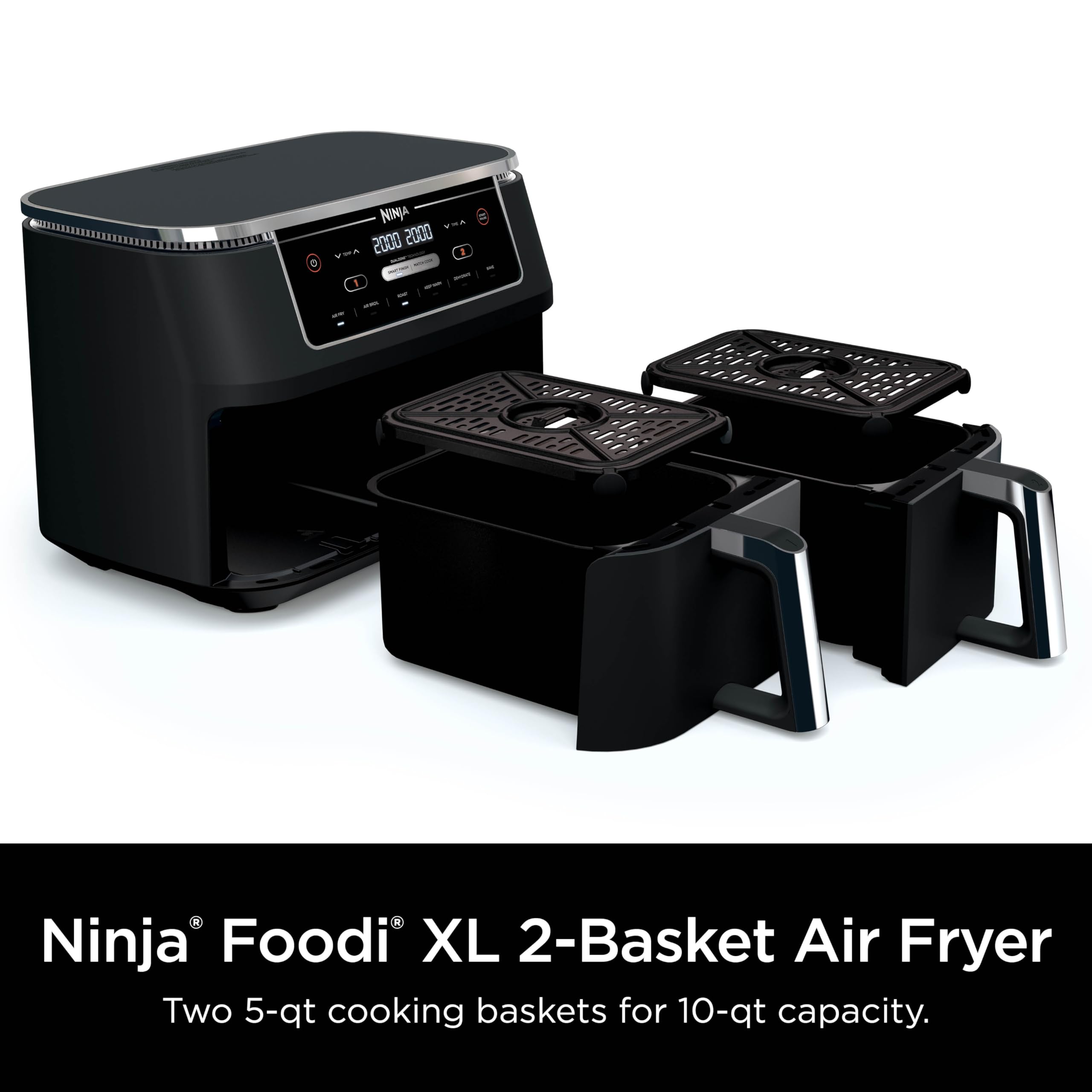 Ninja | Air Fryer | Finish Cooking Multiple Foods At The Same Time | 6 ...