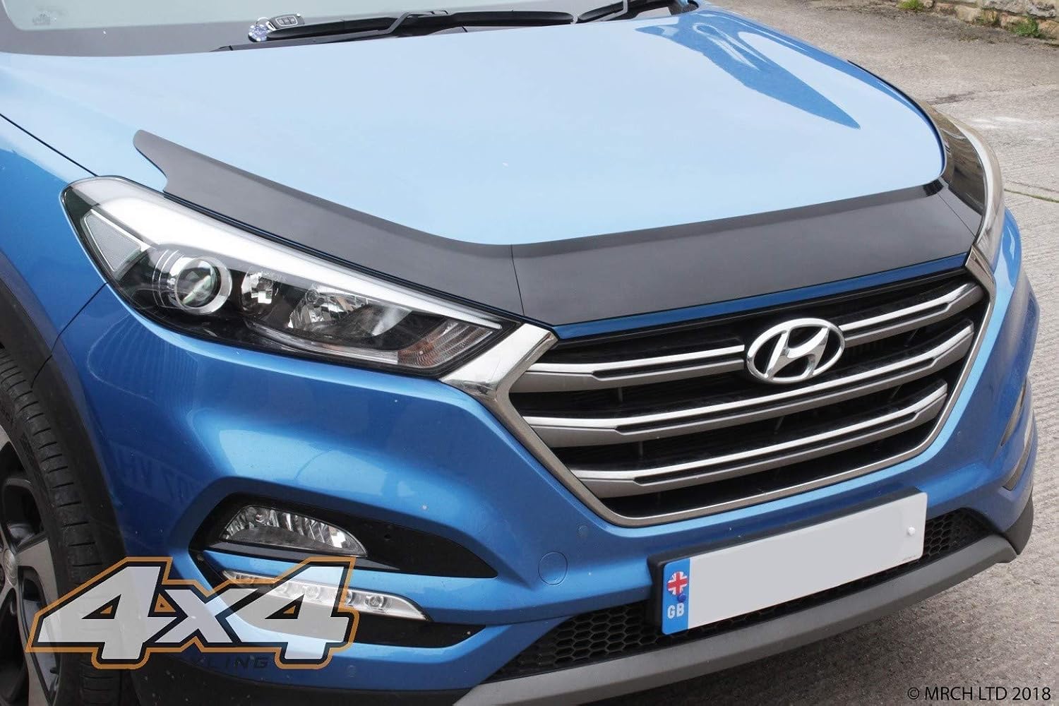 Autoclover Bonnet Protector Guard Set for Hyundai Tucson 2015+ (3 ...