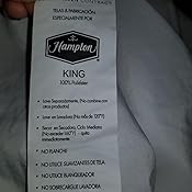 Amazon.com: Hampton Inn Hotel White Jacquard Duvet Cover & Insert KING ...