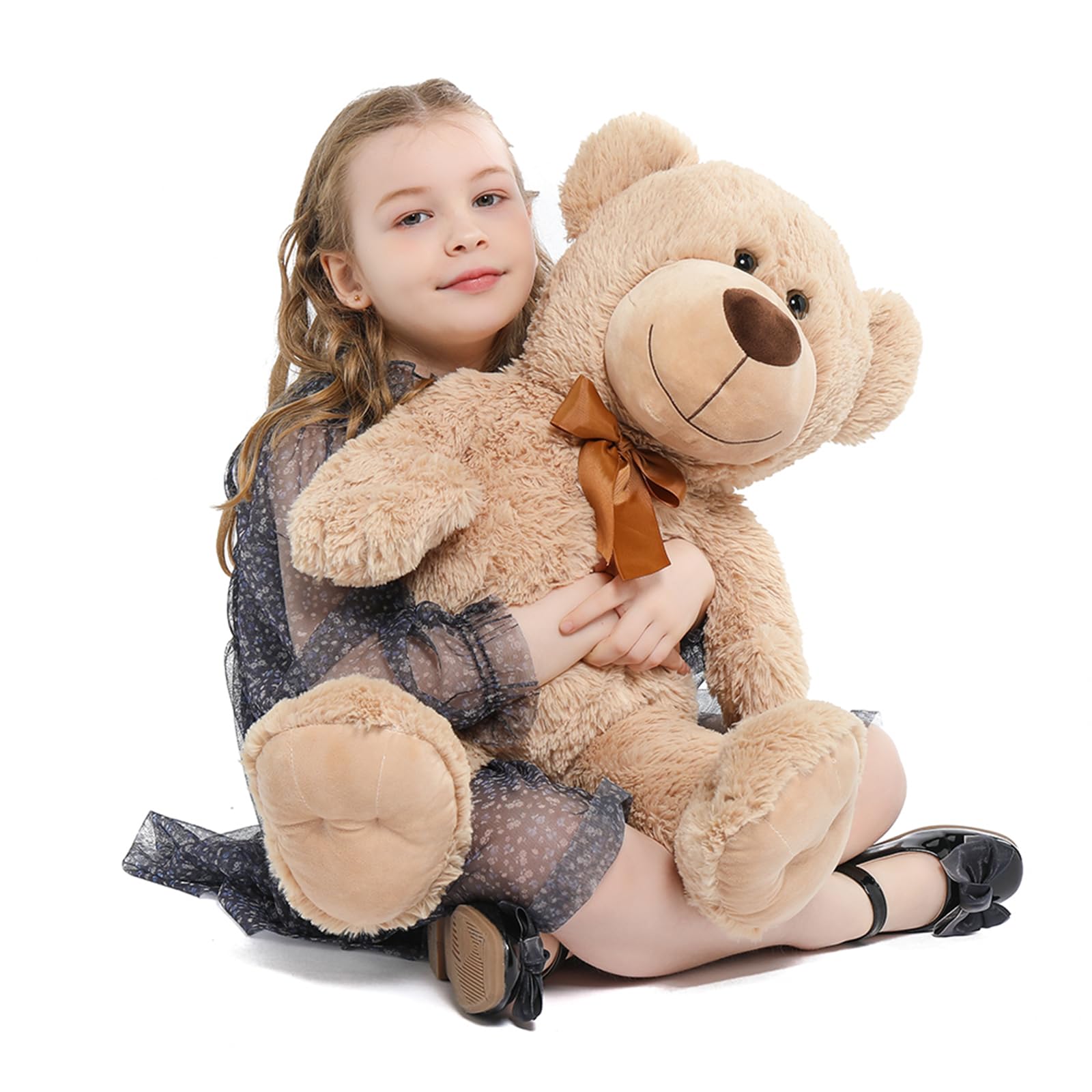 Mua Big Teddy Bear Stuffed Animal, 26 inch Medium Size Stuffed Teddy ...
