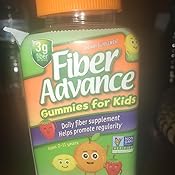 Amazon.com: Fiber Advance Gummies For Kids Daily Fiber Supplement, 60 ...
