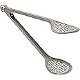 Amazon.com: Cuisipro Stainless Steel Wide Grill/Fry Tongs, 12-Inch ...