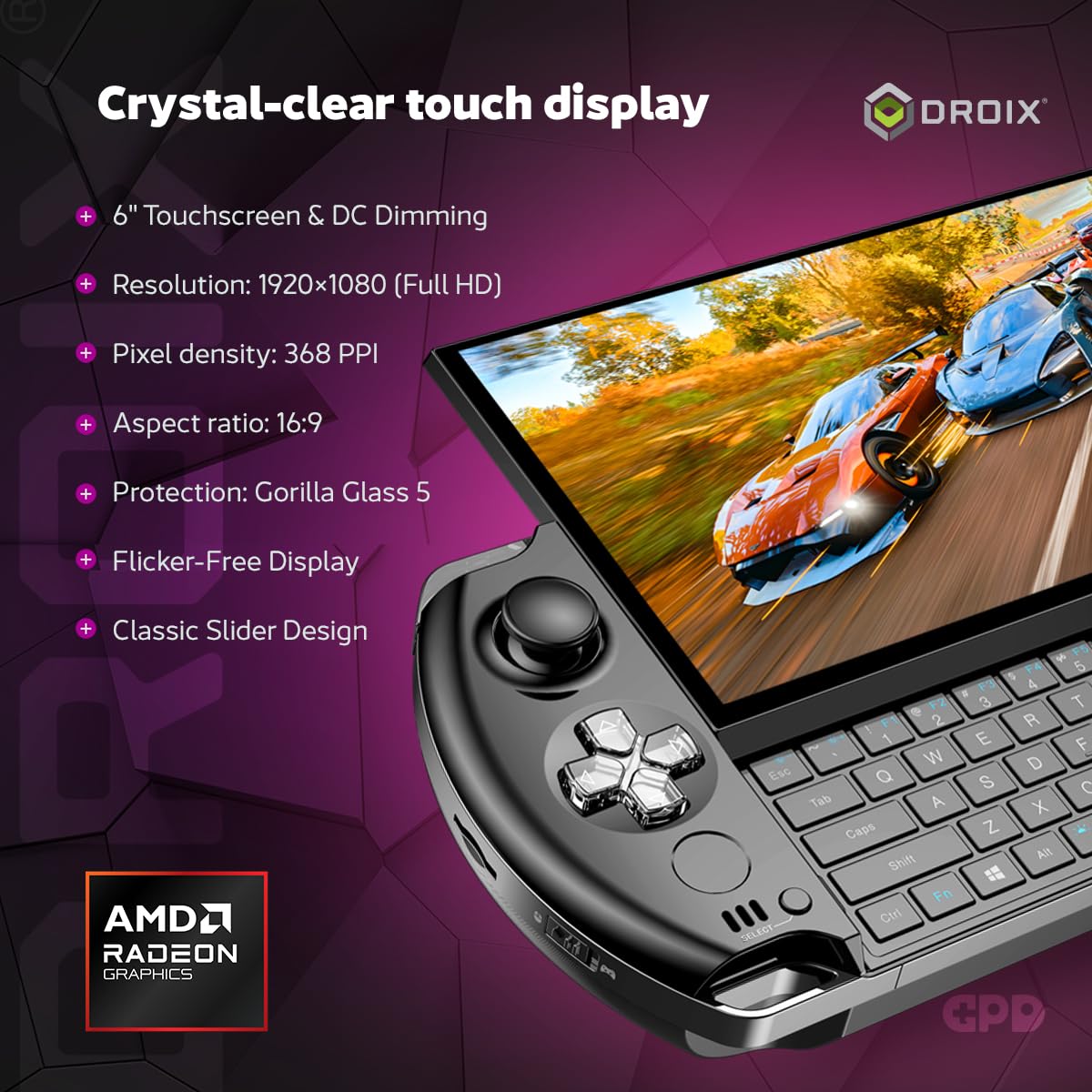 GPD Win 4 2025 Handheld Gaming PC With AMD Ryzen AI 9 HX 370, 12C/24T ...