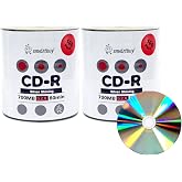 Amazon.com: Smart Buy Shiny Silver Top CD-R 1000-Pack 700mb 52x Blank ...