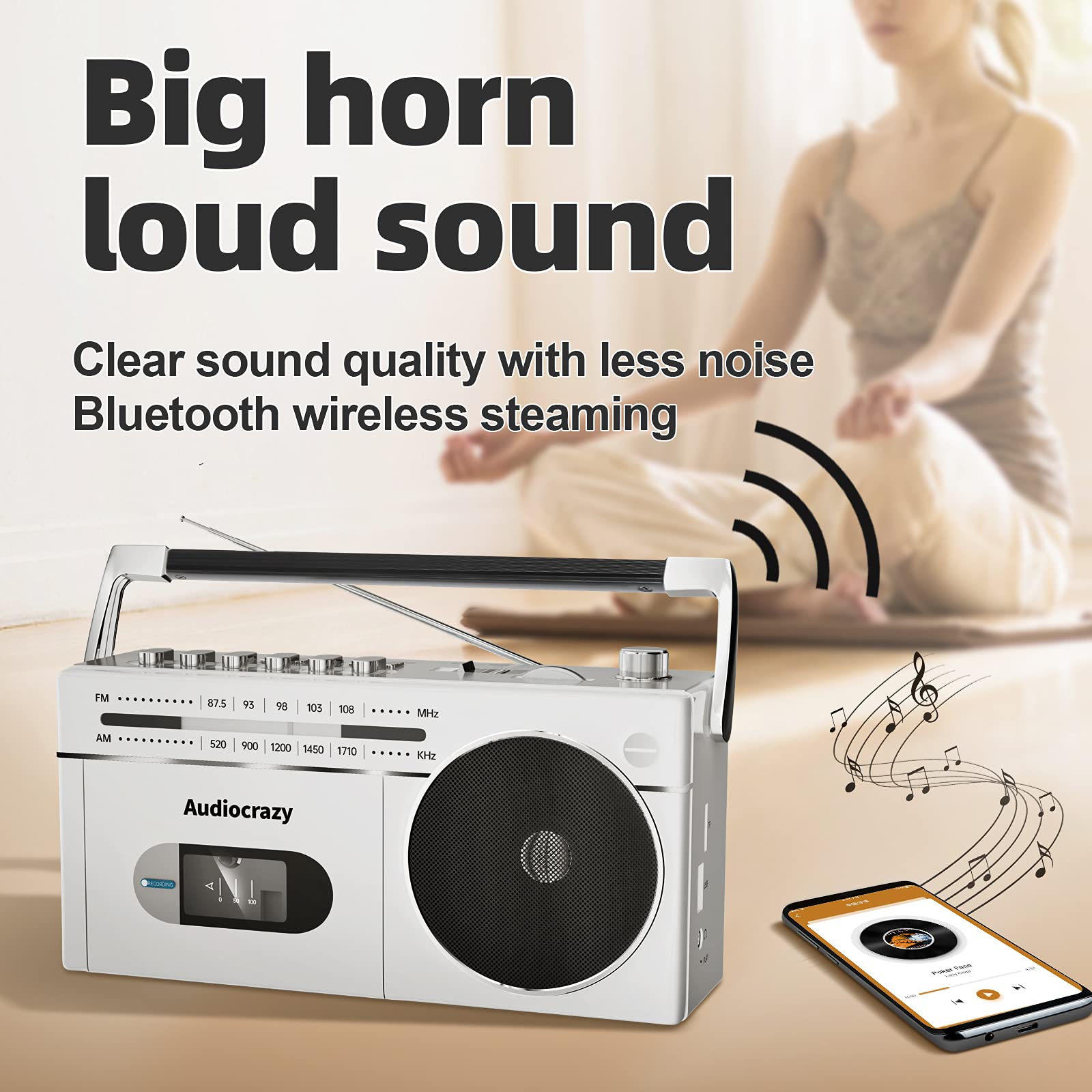 Cassette Player SEMIER Walkman Recorder AM FM Radio, Cassette Tape ...