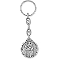 Amazon.com: Venerare Durable Catholic Key Chain with Saint Medal Fob ...