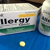 Amazon.com: Major Pharmaceuticals Chlorpheniramine 4 mg Tablets, 100 ...
