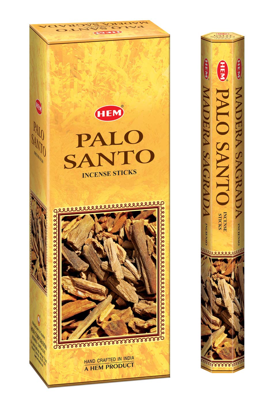 Hem Palo Santo Incense Sticks (120 Sticks, 6 Boxes Inside) - 9 Inches ...