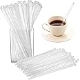 Amazon.com: 101 Pcs Clear Coffee Stirrers Holder Coffee Stir Stick ...