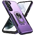 Amazon.com: Fucozan for Samsung Galaxy S22 Plus Case with Kickstand, Armor Magnetic Ring, Rugged ...