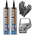 Amazon.com: [Black] 2 Pack Professional Automotive Seam Sealer, Paintable Quick-Set Polyurethane ...