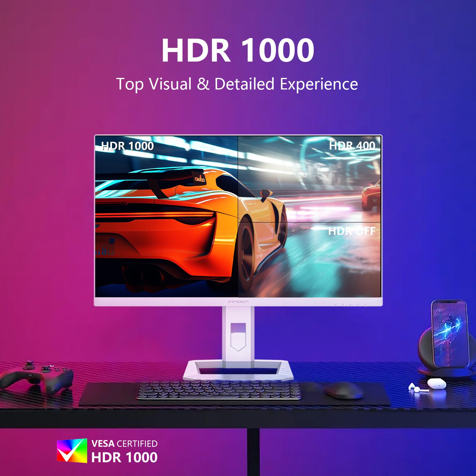 Mua INNOCN 27" Mini LED 4K Monitor, HDR1000, 99% DCI-P3 99% sRGB, 1.07B ...