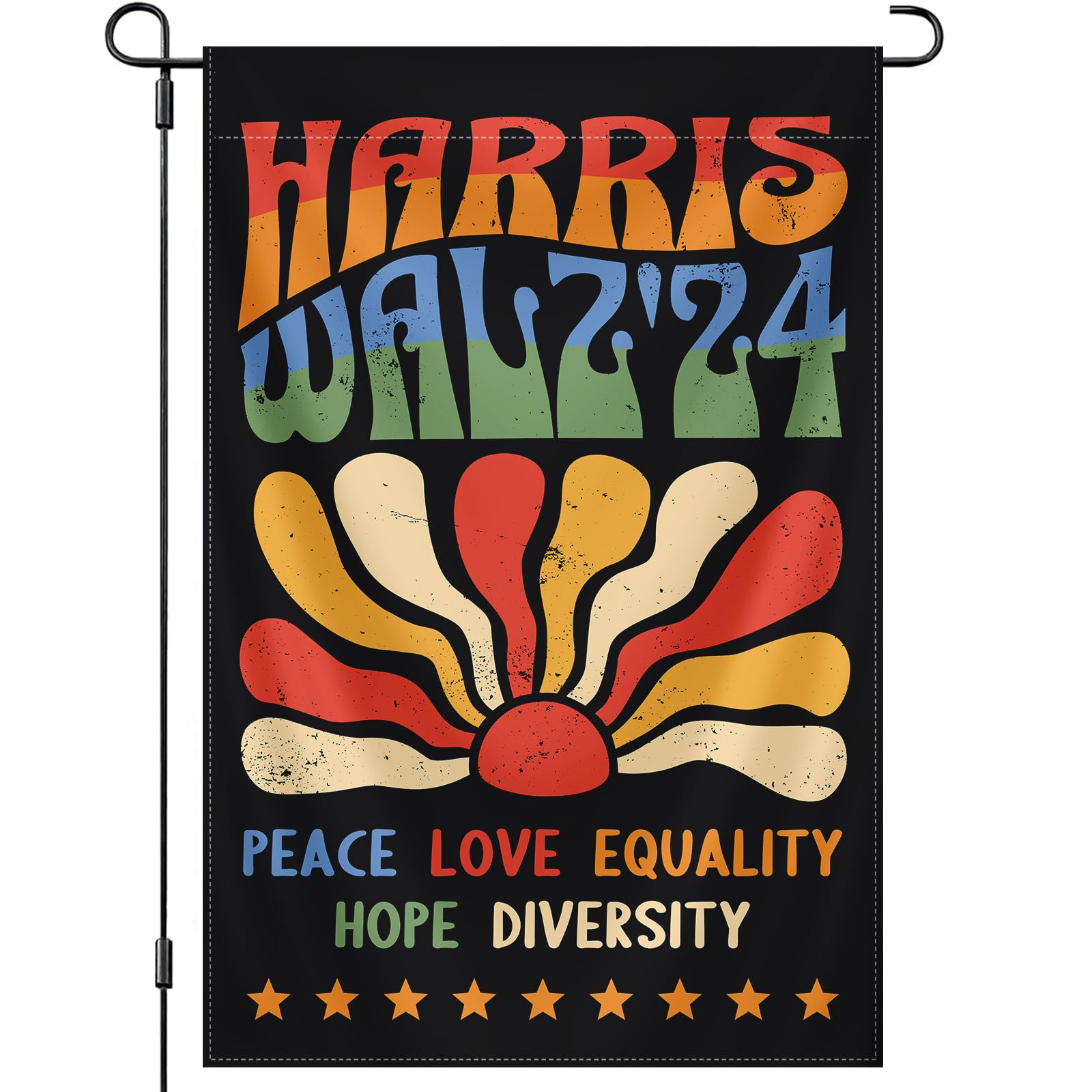 Kamala Harris Waltz 2024 Garden Flag12x18 In (30x45cm) Double Sided ...