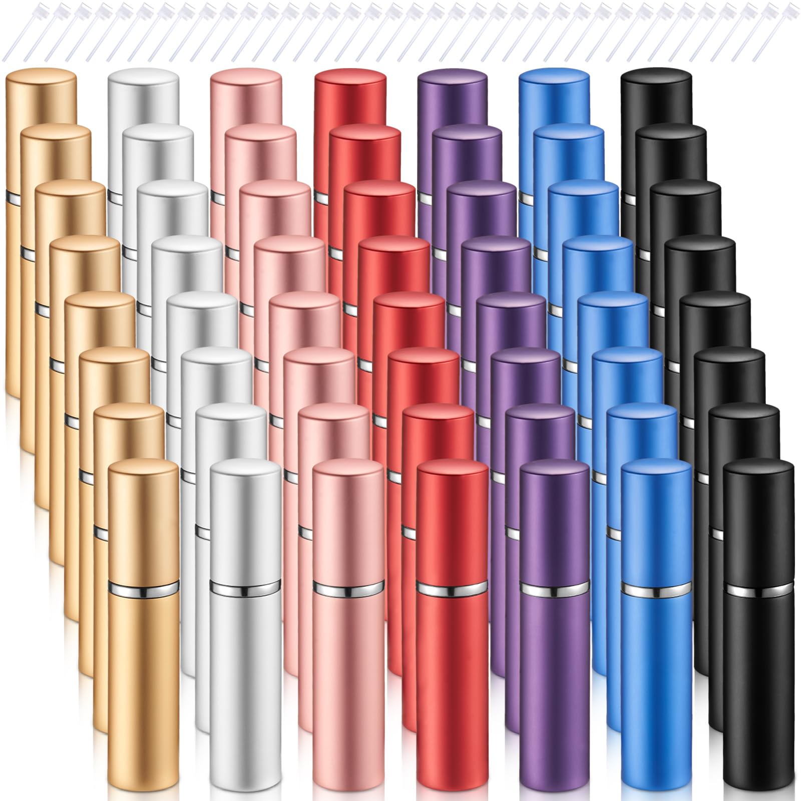 Zonon 56 Pieces Refillable Perfume Atomizer Mini Refillable Spray ...