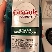 Cascade Platinum Rinse Aid, 901 mL: Amazon.ca: Health & Personal Care