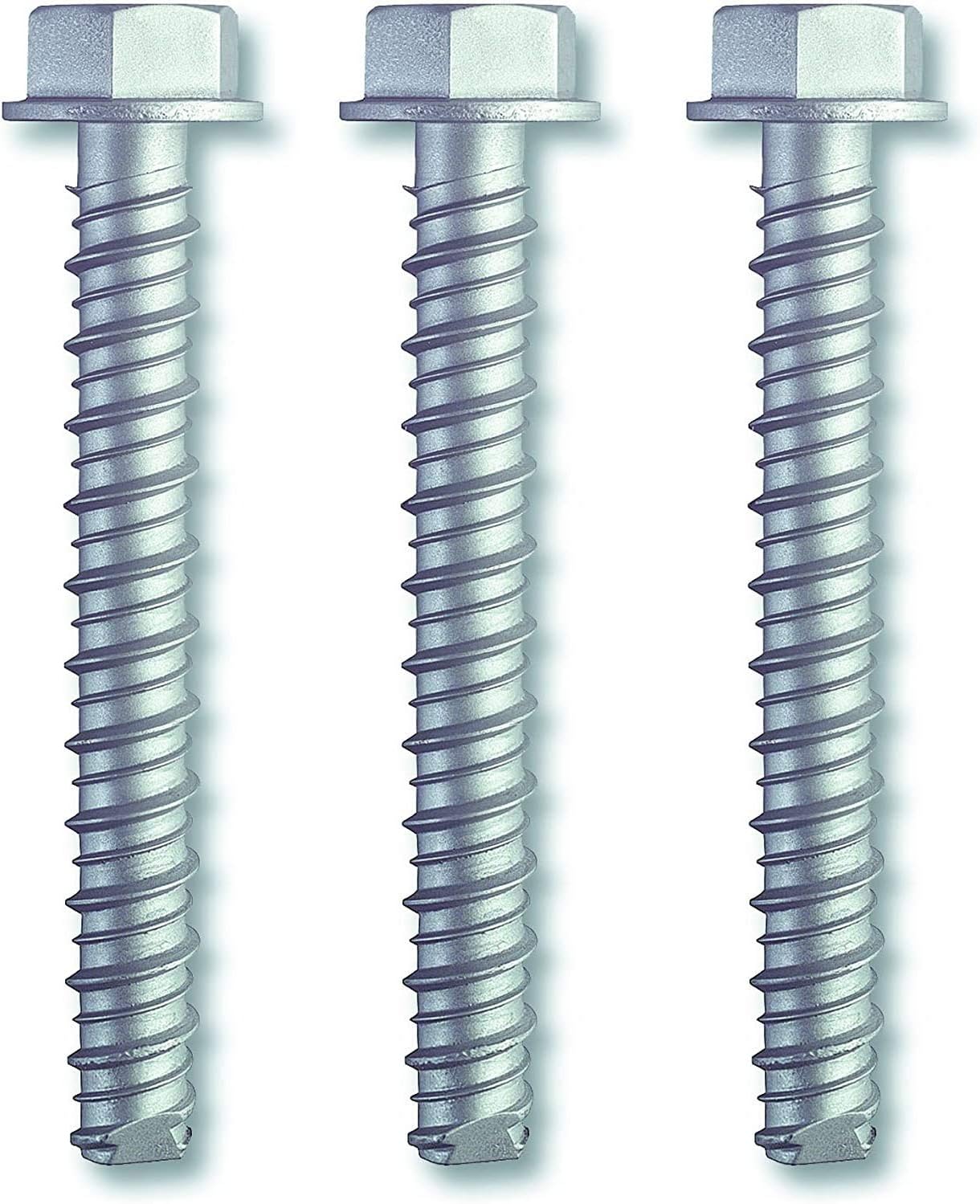 50 per Box Pack of 2 ITW Red Head LDT-3830 Large Diameter Tapcon 3/8 ...