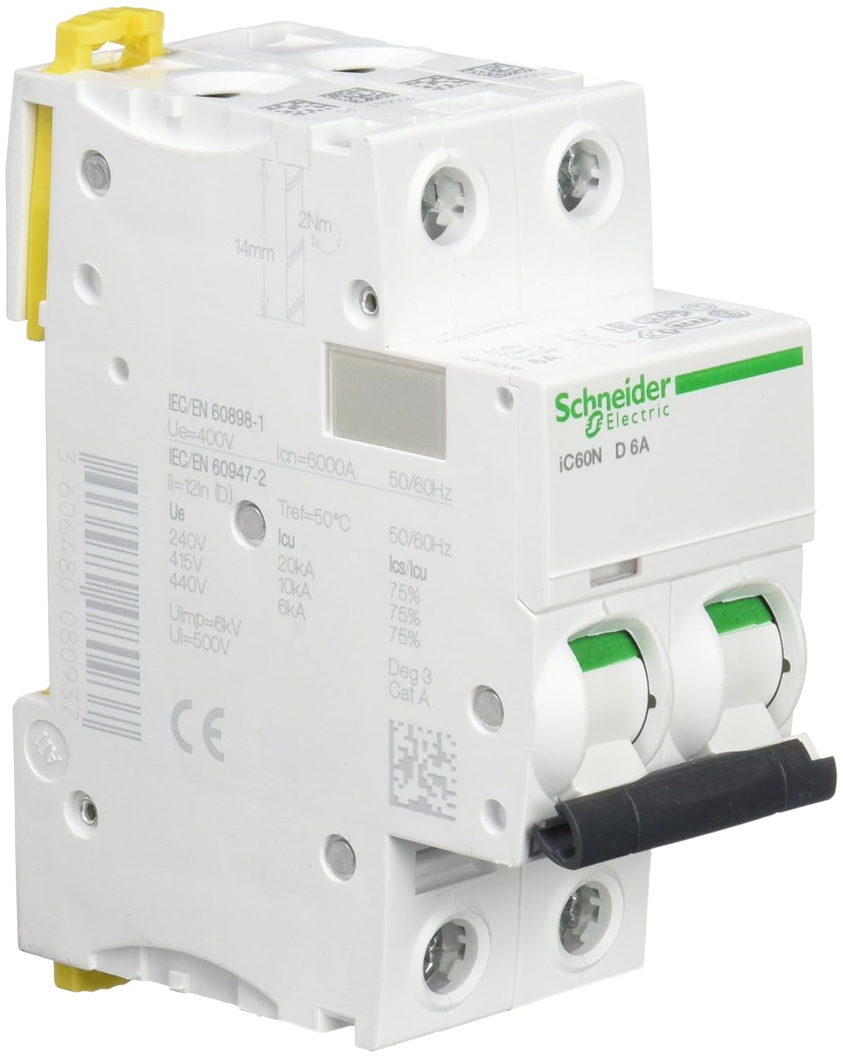 Schneider Electric A9F75206 IC60N Interruptor Automático Magneto ...