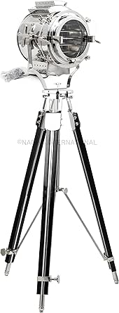 Nautical Retro Classic Theater Collectible Steel Tripod Searchlight ...