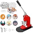 BEAMNOVA Button Maker Machine DIY Round Pin Maker Kit, 32mm / 1.26 in ...