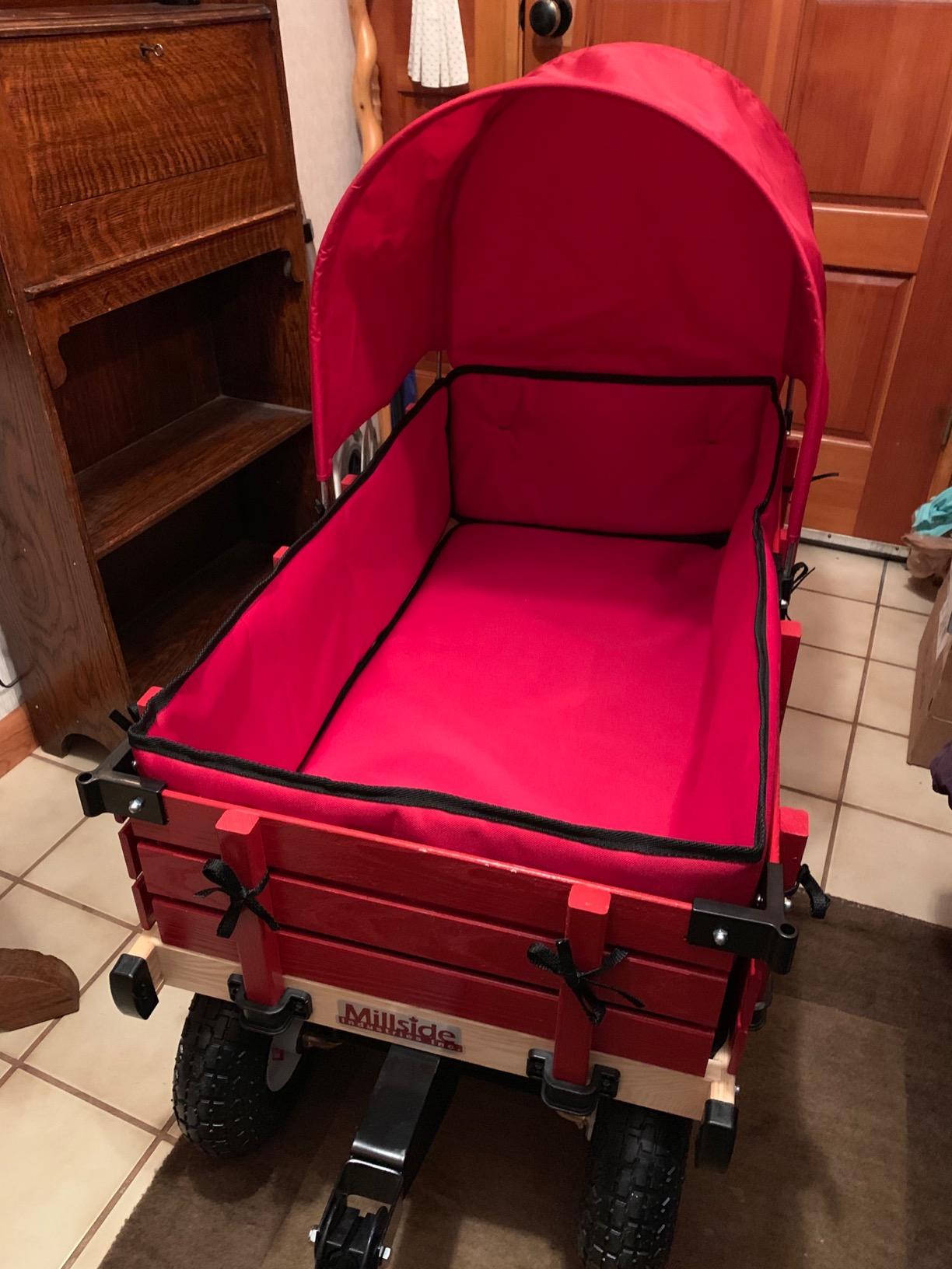 $47/mo - Finance Millside Industries Classic Wood Wagon with Red Wooden ...