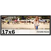 Amazon.com - 13x38 Frame Black Picture Frame - Complete Modern Photo ...