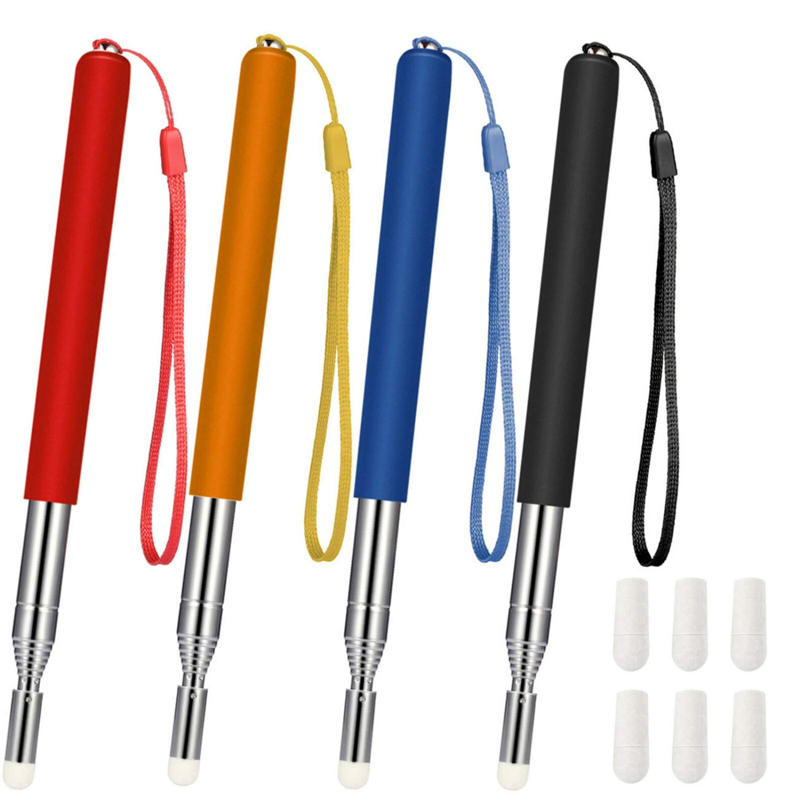 Chinco 4 Pieces Retractable Pointer Telescopic Teacher Pointer for ...