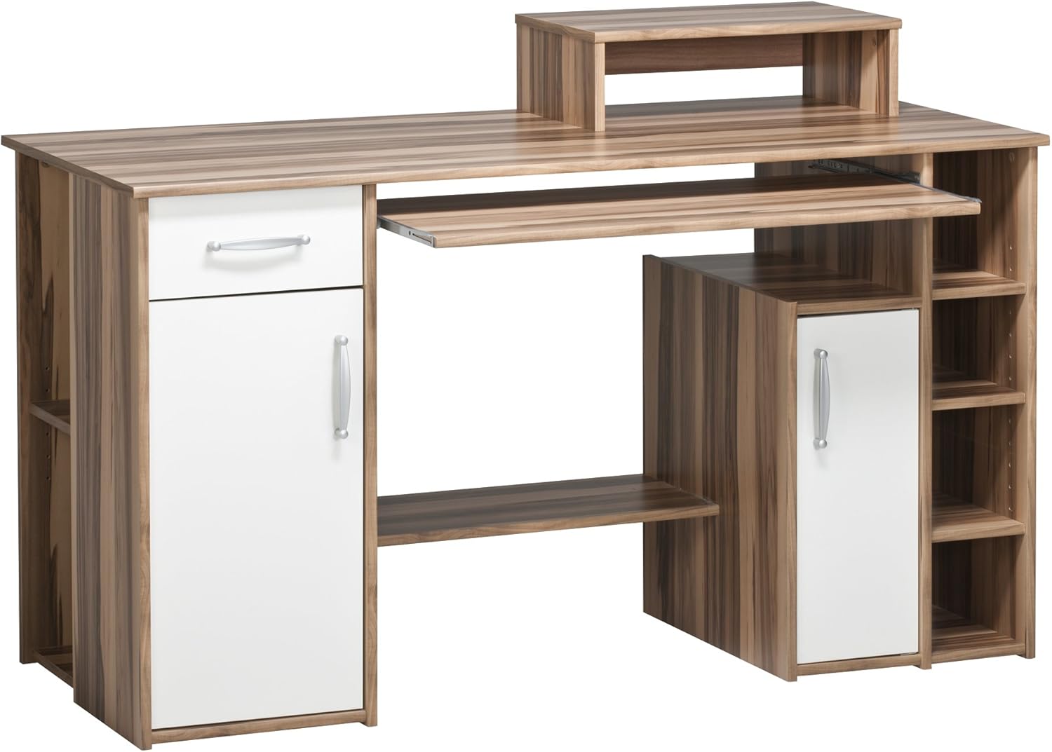 Maja 19292835 Computertisch 1390 x 915 x 600 mm Baltimore-Nussbaum ...