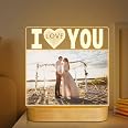 Amazon.com: I Love You Picture Frame, Attivolife Light up Acrylic Photo ...