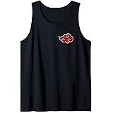 Amazon.com: Naruto Shippuden Uchiha Symbol Distressed Tank Top ...