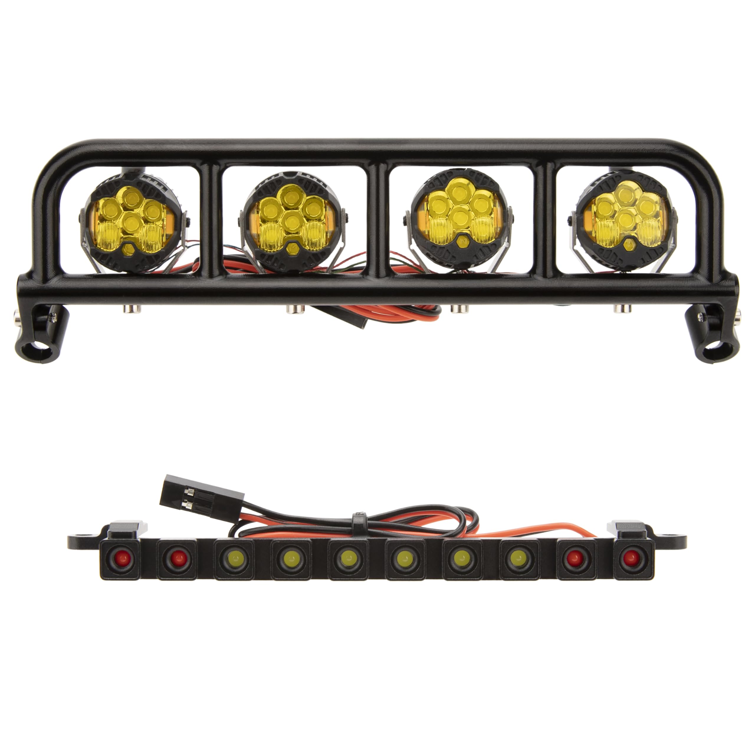 MEUS RACING RC LED Lights Spotlight Roof Light Tail Light Kit for ...
