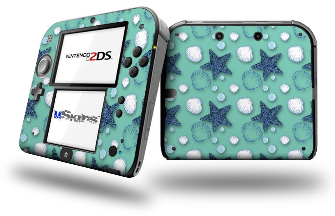 Amazon.com: Starfish and Sea Shells Seafoam Green - Decal Style Vinyl ...